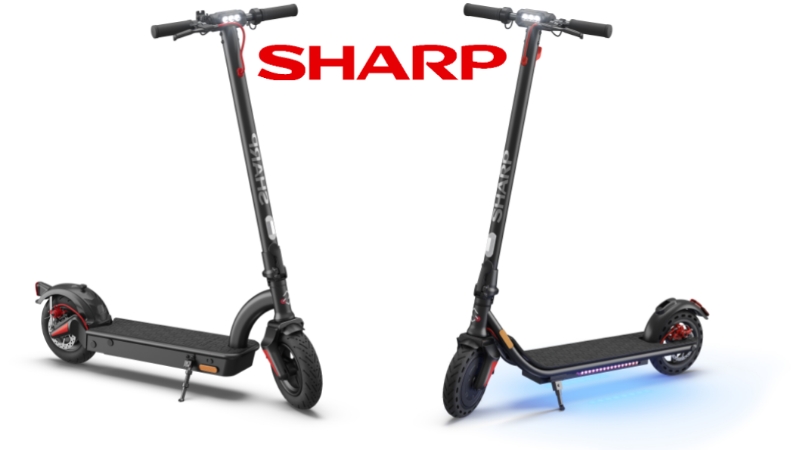 Sharp geht ab sofort mit 2 E-Scooter Modelle an die Startlinie ...
