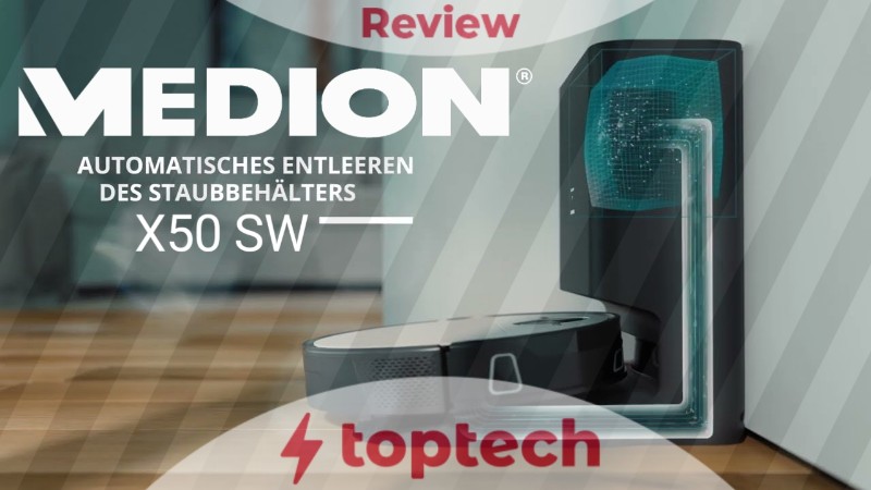 Review: Medion X50 SW Staubsaugerroboter im Test - TopTech - TopTechNews