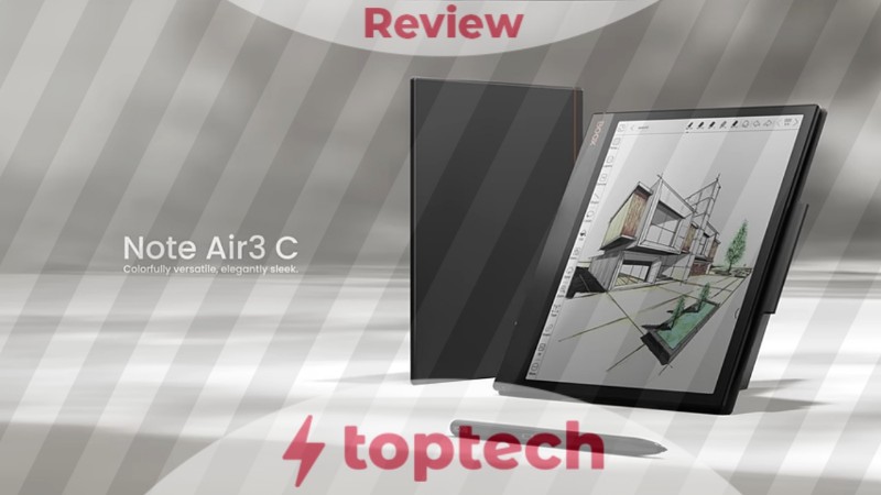 Review: BOOX Note Air3 C ePaper Tablet im Test - TopTech - TopTechNews