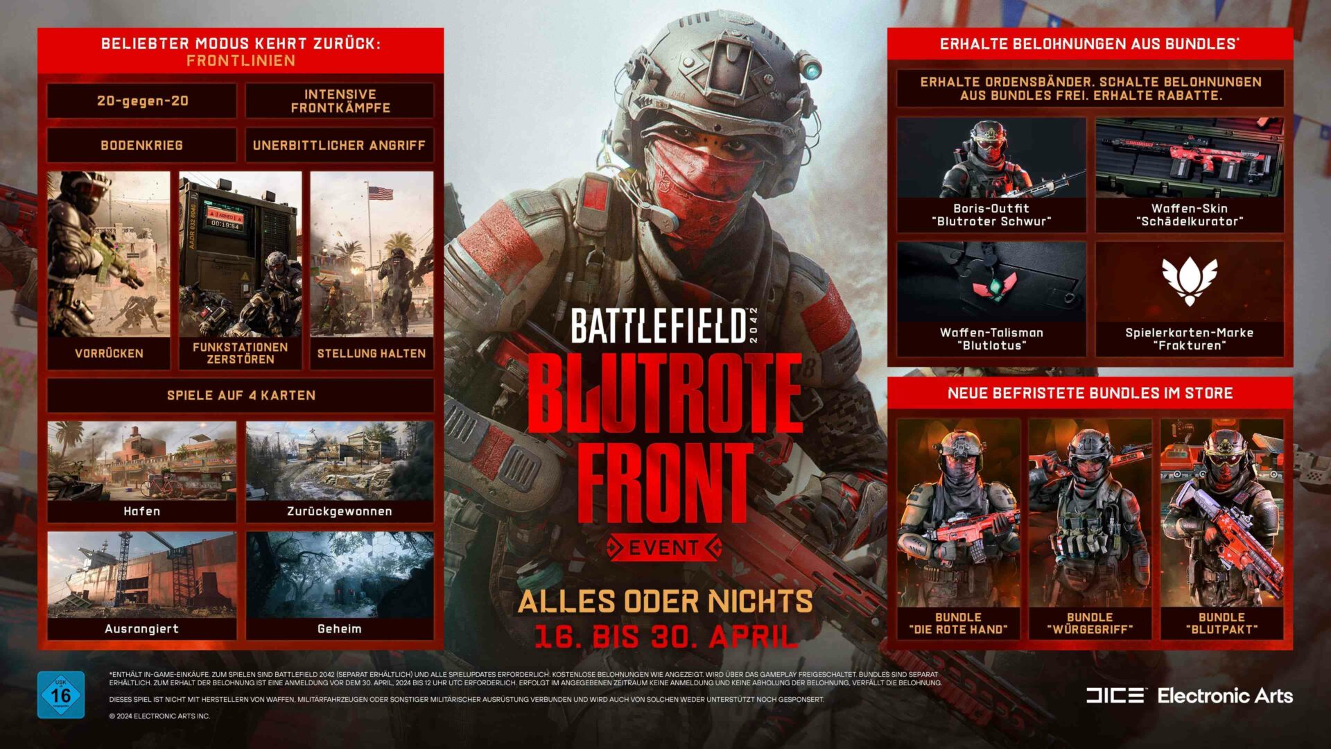 Battlefield 2042 Saison 7: Blutrote Front-Event ab heute verfügbar ...
